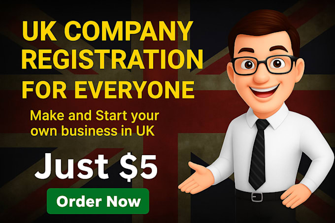 Register uk company for everyone by Cutpro2545 | Fiverr