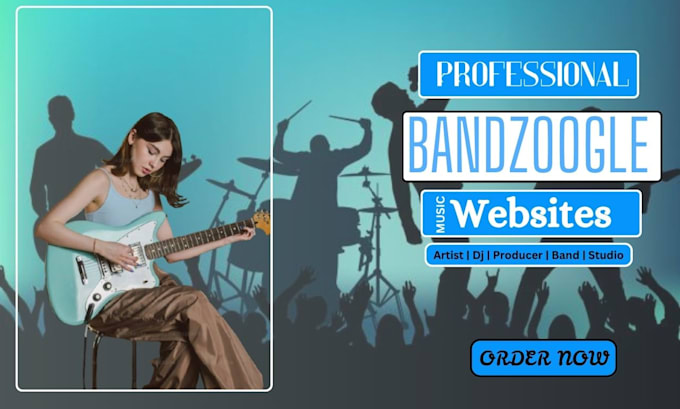 Bandzoogle website, design bandzoogle store, design bandzogle page ...