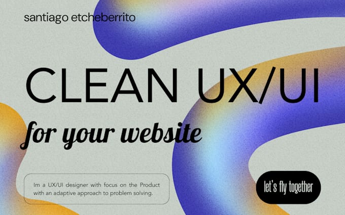Design clean and modern ux ui for your website or dashboard by ...