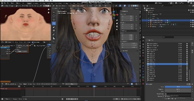 3d Model Rig Avatar Tiktok Livestream Animaze Three Js Webgl Arkit 52 Blendhsape By Tinderstre