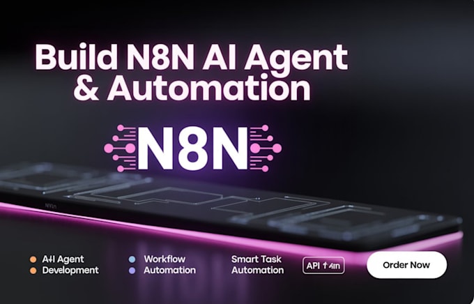Build n8n ai agents automation workflows with api integration and custom by Slimdaddy476 | Fiverr
