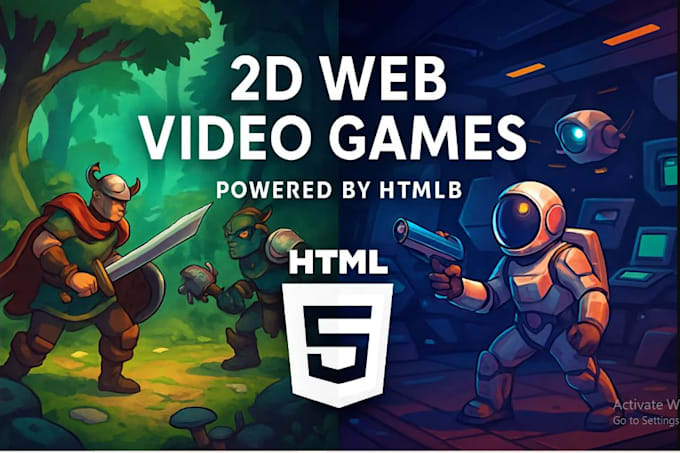 Create 2d html5 web video game with phaser5, java script for you by Walter_1a | Fiverr