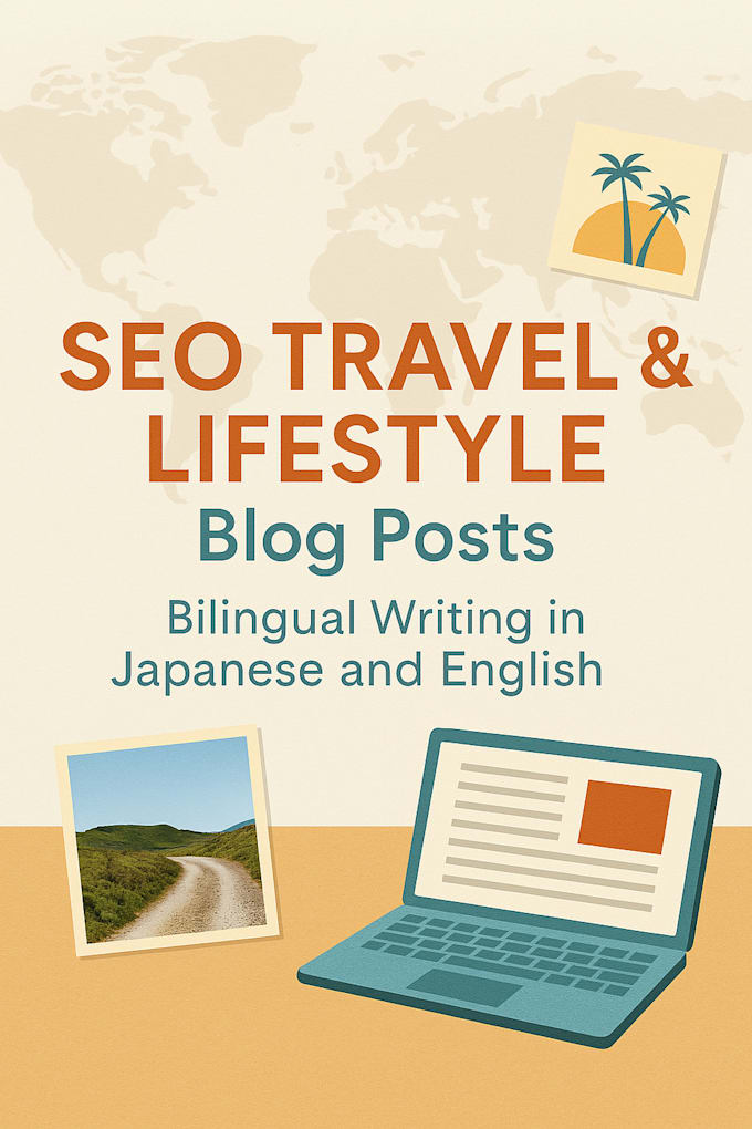 Write seo travel blog posts with authentic insights in english and ...