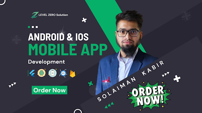 Develop high quality flutter mobile apps for android and ios by Soliman_app_dev | Fiverr