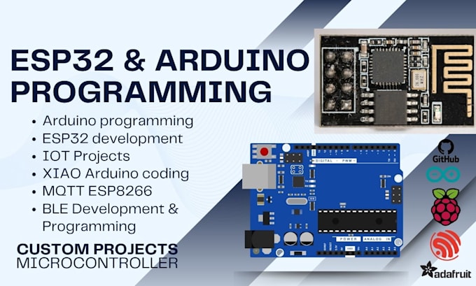 Program esp32 or arduino based microcontroller projects by Mbdawar39 ...