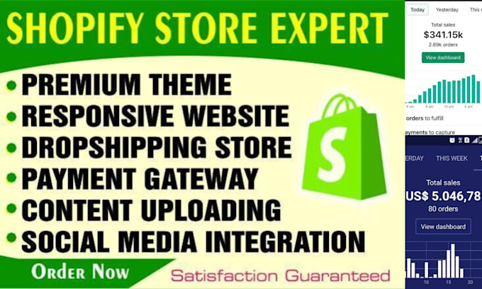 Create and design a high converting shopify store for new dropshipping startups by Mark_sam ...