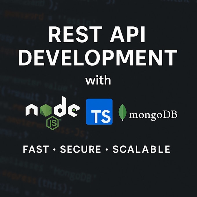 Build a complete backend with nodejs, javascript, typescript, and mongodb by Mdshafees | Fiverr