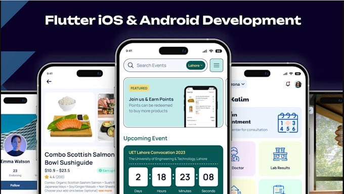 Do mobile app developer, android, ios app development in flutter, app designer by Idreezz09 | Fiverr