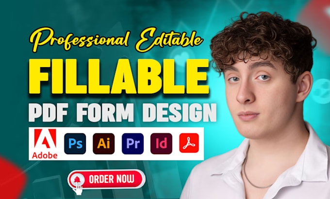 Design editable pdf fillable form, convert doc to pdf, fillable form ...