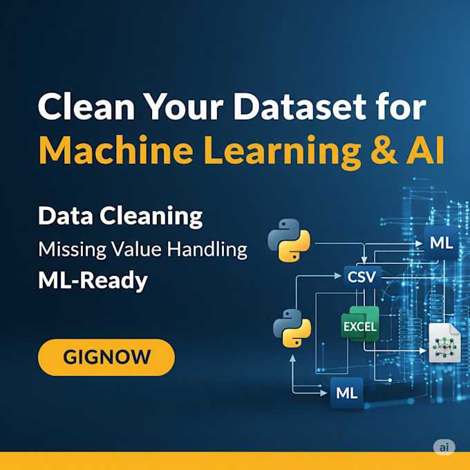 Prepare and clean your dataset for machine learning and ai by Ai_cucu ...