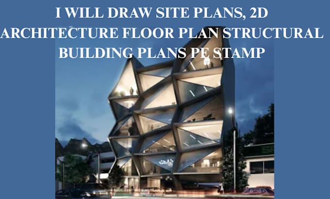 Draw site plans, 2d architecture floor plan structural building plans pe stamp by Arch_carlos1 ...