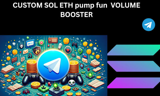 Telegram volume bot, sol volume booster bot, eth volume booster by Encrypt_apex | Fiverr