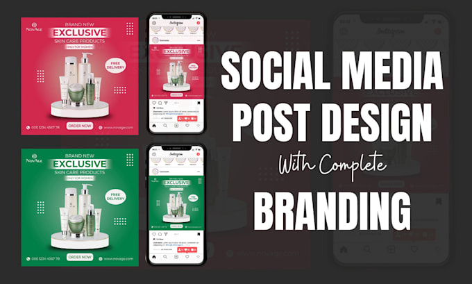 Build your brand with custom social media posts and complete branding ...