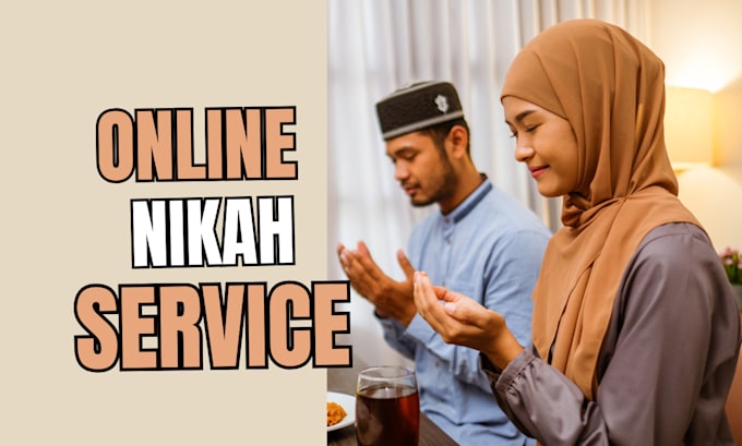 Conduct online nikah, islamic marriage with witness and certificate by Zenntaro | Fiverr