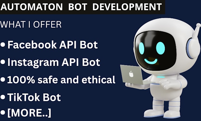 Create social media bot, instagram apl bot, facebook, tiktok bot by Ezenicmiracle | Fiverr