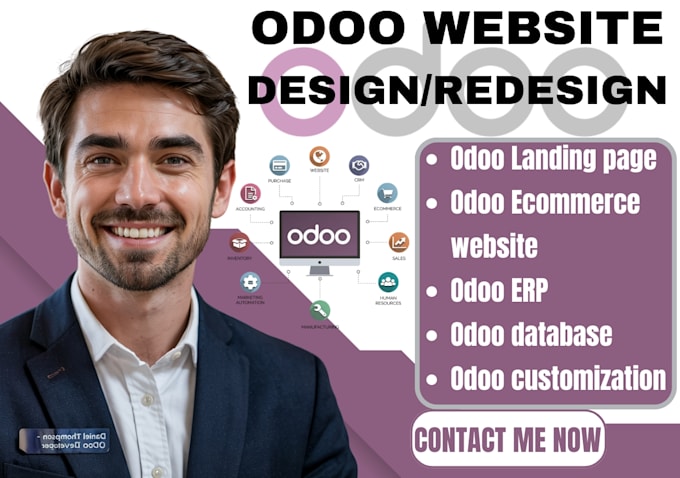 Design odoo ecommerce, odoo module erp, odoo website redesign, odoo landing page by ...
