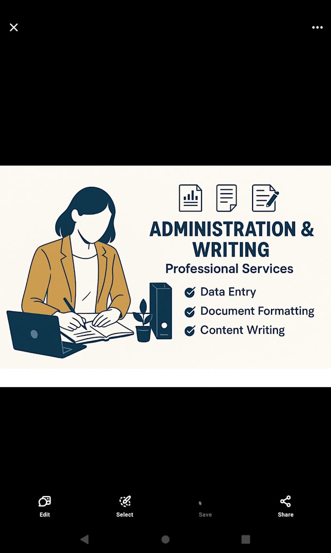 Do fast and accurate typing and admin work by Macelynsauls | Fiverr