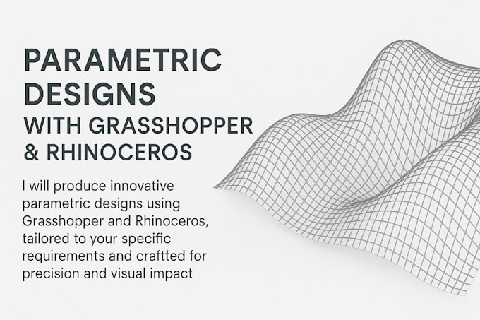 Professionally create parametric design with grasshopper and rhinoceros by Isobel_north | Fiverr