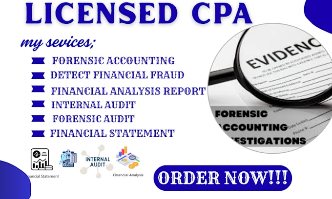Do cpa forensic audit, internal audit, cpa sign certified financial ...