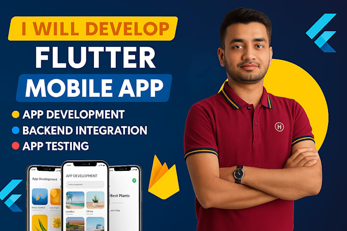 Build flutter firebase app for ios android by Hasan_apps | Fiverr