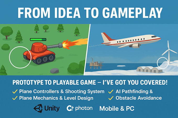 Develop 2d game using unity engine by Rayyan335 | Fiverr