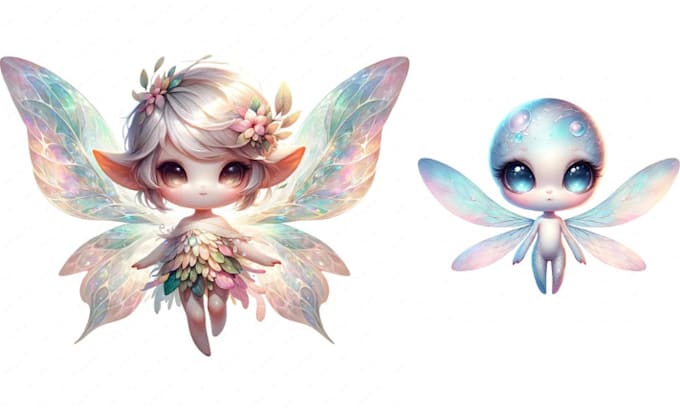 Draw anime sprite character sprite sheet and visual novel sprite by ...