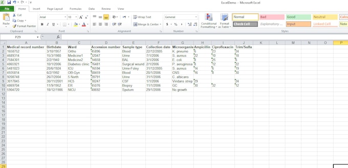 Professionally format your data in excel or google sheets by Sherift5 ...