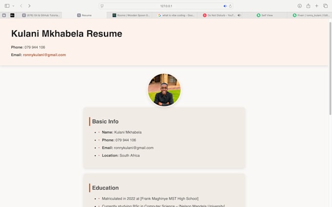Build a responsive html,css landing page by Ronny_kulani | Fiverr