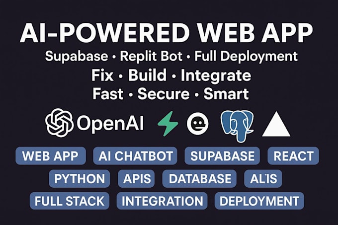 Build fix and deploy ai powered supabase web app with replit bolt ...