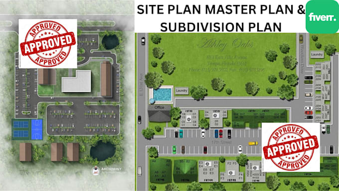 Design and render site plan master plan and subdivision map by Olivia ...