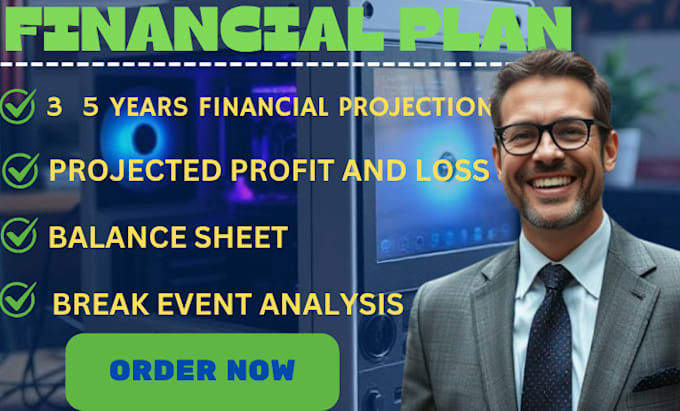 Do financial model financial projections cash flow profit and loss and ...