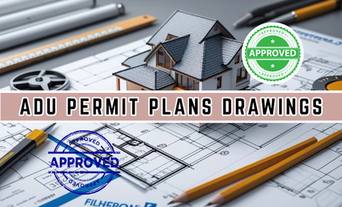 Draw adu architectural plan, mep drawing, fire, structural plans for ...
