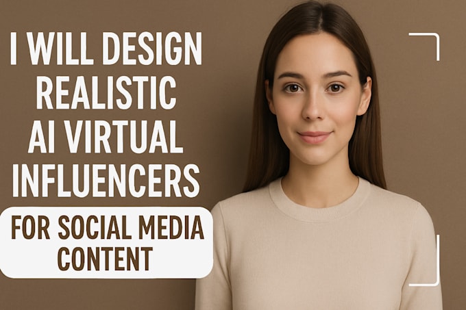 Design realistic ai virtual influencers for social media content by ...