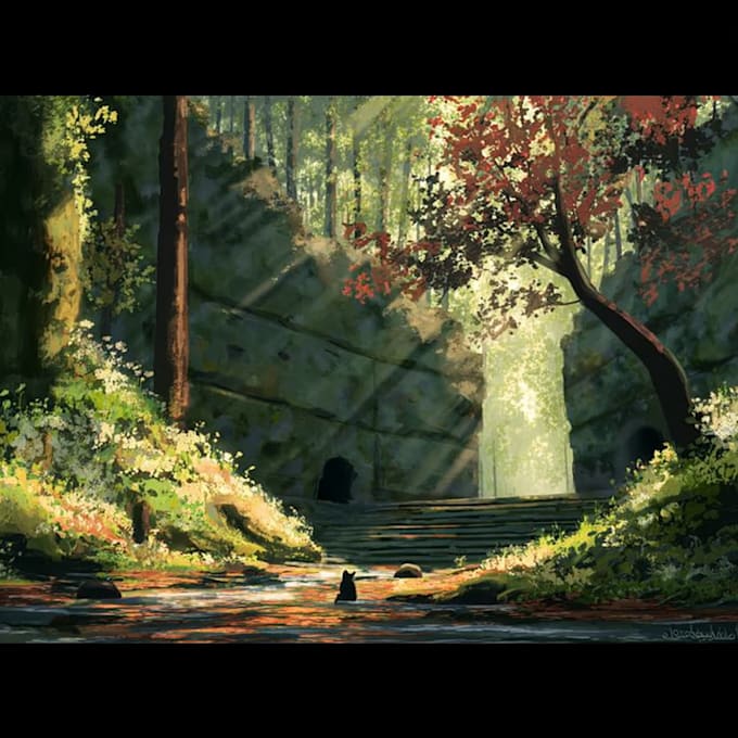 Create breathtaking environmental concept art by Tucabyren | Fiverr