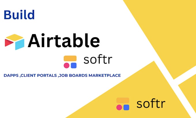 Setup airtable softr website client portal database design by Shedrack_grey | Fiverr