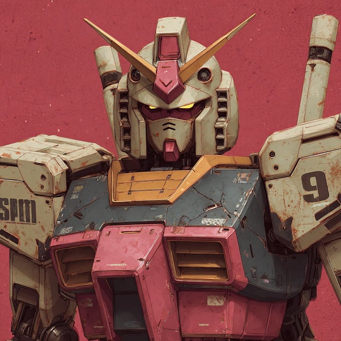 Draw gundam, transformer, robot, armor, mecha by Tidossum | Fiverr