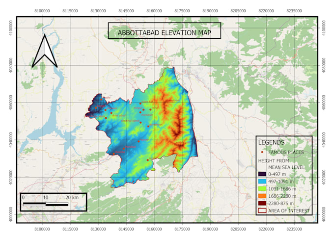 Create stunning maps and perform spatial analysis by Ammad1212 | Fiverr
