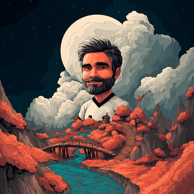 Create avatar cartoon caricature football or sport player by Ariridai ...