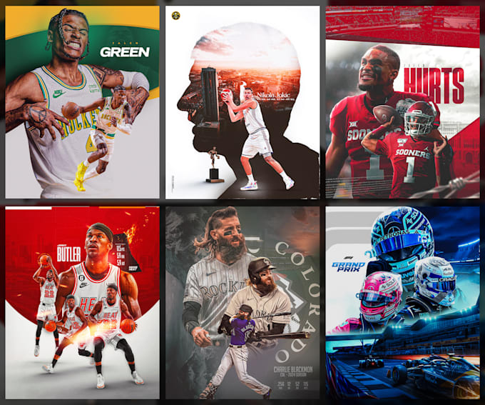 Design sports graphics, flyers, poster and banner by Studio_vanguard ...