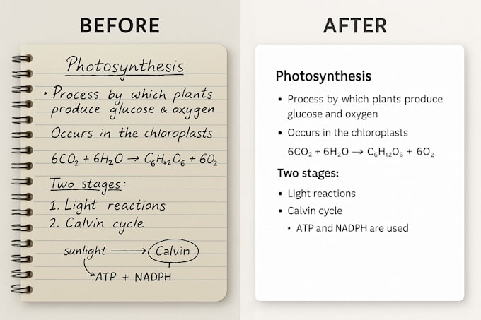 Type handwritten notes or scanned images into word or pdf by Nisha ...