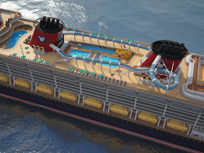 Make 3d ship model 3d boat animation 3d yacht model 3d ship boat hard ...