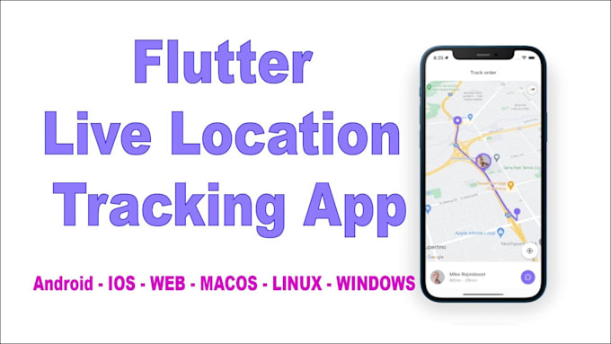 Gps location tracking mobile apps developer flutter mobile apps developer by Plc_jun | Fiverr