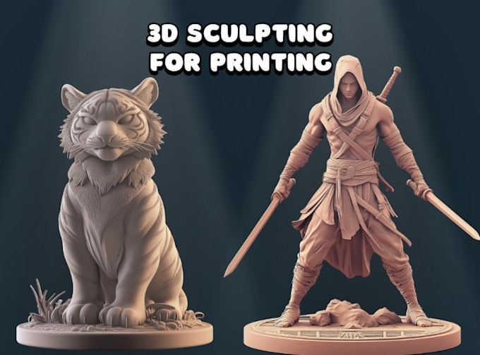 Sculpt 3d printing ready character,toys, action figure, anime model for ...