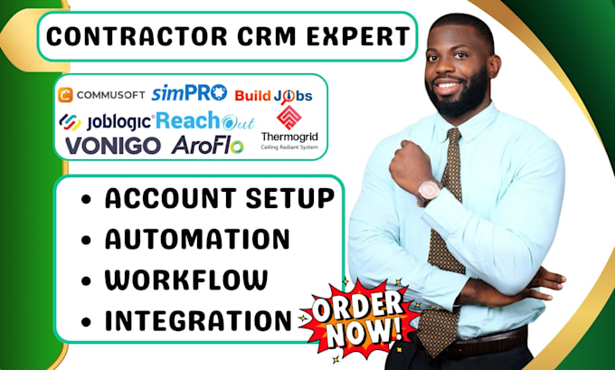 Setup simpro commusoft buildops joblogic aroflo reachout suite ...