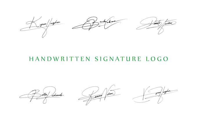 Do real handwritten signature logo by Mirajulislamra | Fiverr