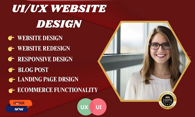 Deliver high end, custom ui ux website design tailored for your brand ...