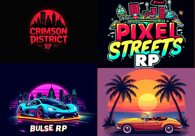 Do unique animated discord, fivem server logo and banner by Lily ...