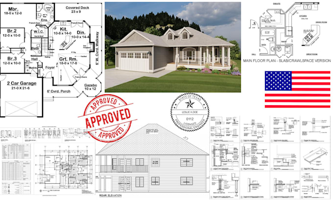 Convert architectural plans to permit ready structural plans, va tx oh ...