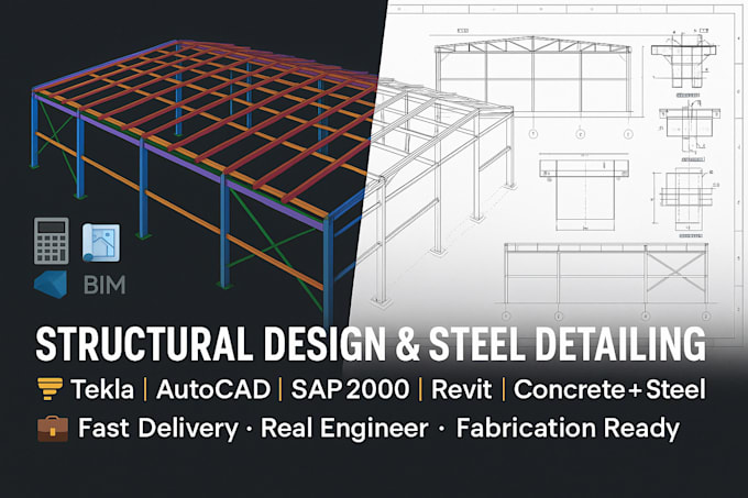 Do tekla structure design, steel detailing, and 3d structural modeling ...