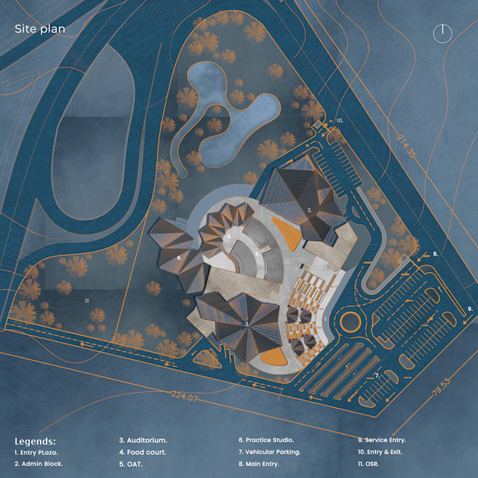 Provide realistic and editable site render presentation in psd by ...